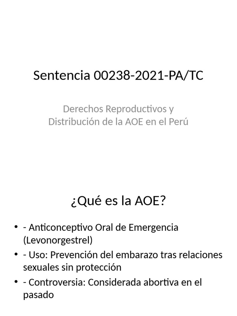 Sentencia 00238-2021 TC AOE | PDF