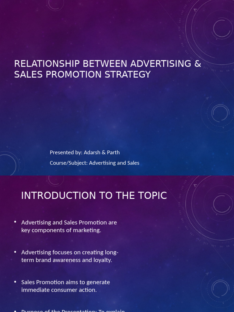 Advertising Vs Sales Promotion Updated | PDF | Advertising | Brand