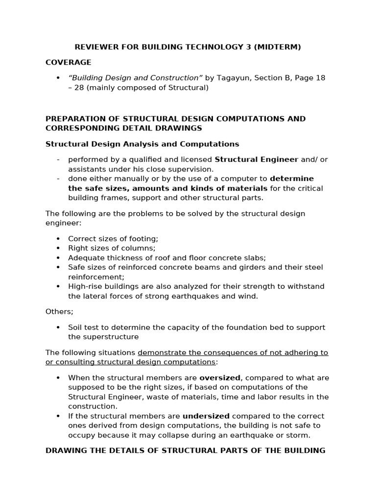 Structural Design Review Guidelines | PDF | Concrete | Building Engineering