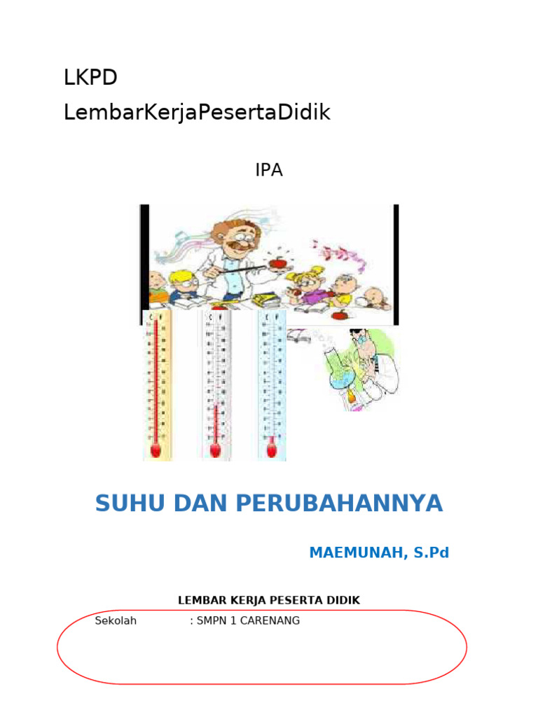 LKPD Suhu | PDF
