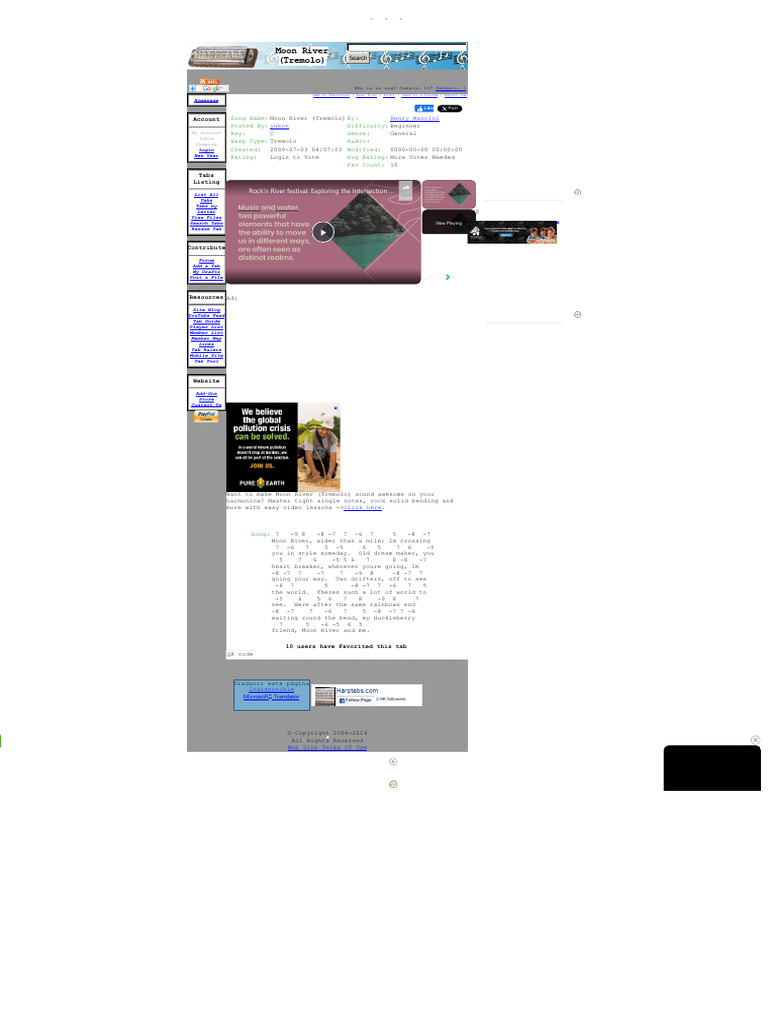 Moon River (Tremolo) | PDF | Software | Computing