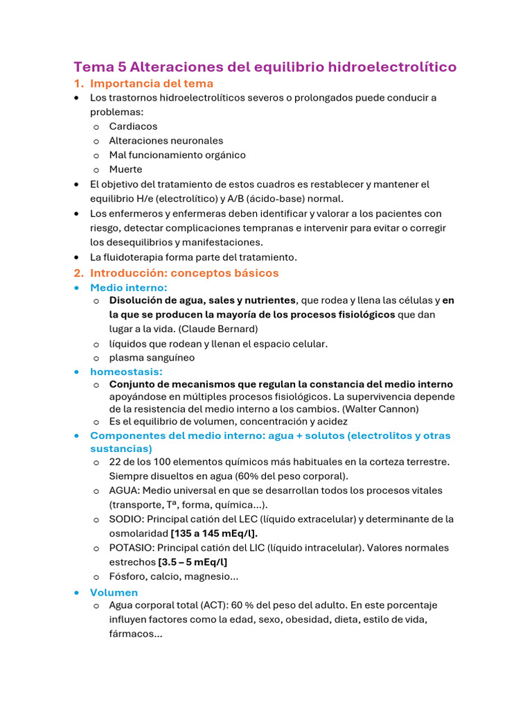 Alteraciones Electroliticas Gulag Free | PDF | Sodio | Potasio