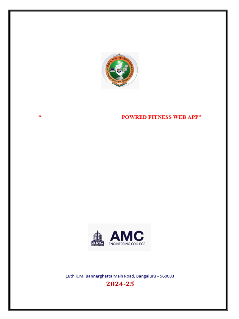 FinalReport-1_merged | PDF | Physical Fitness | Usability