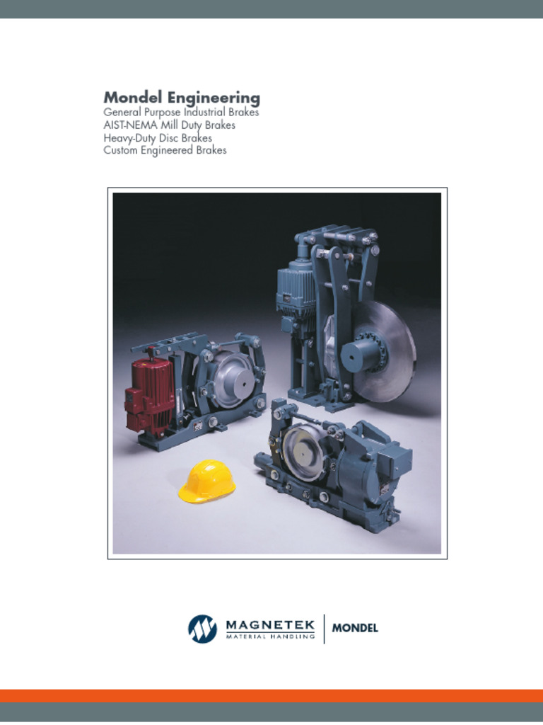 Mondel Industrial Brake Solutions | PDF | Crane (Machine) | Brake