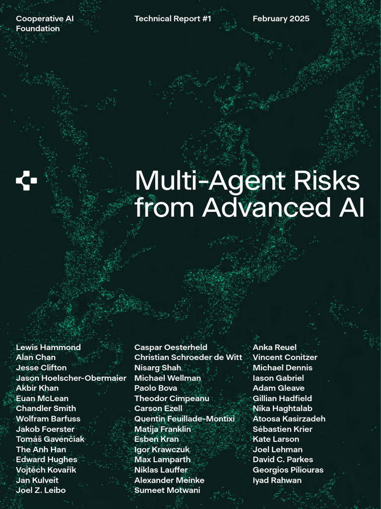 Multi-Agent Risks From Advanced AI | PDF | Artificial Intelligence | Intelligence (AI) & Semantics