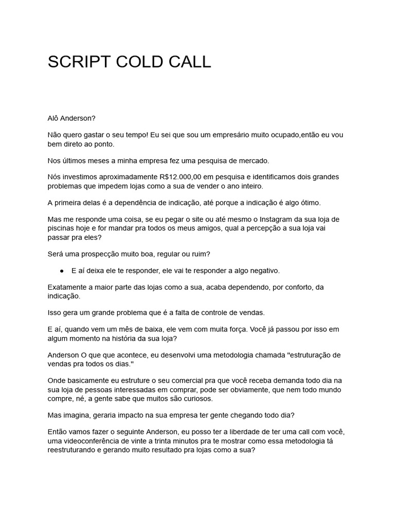 Metodologia para Vendas Diárias em Lojas | PDF