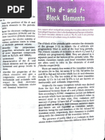 D and F Block Elements Overview | PDF | Transition Metals | Electron ...