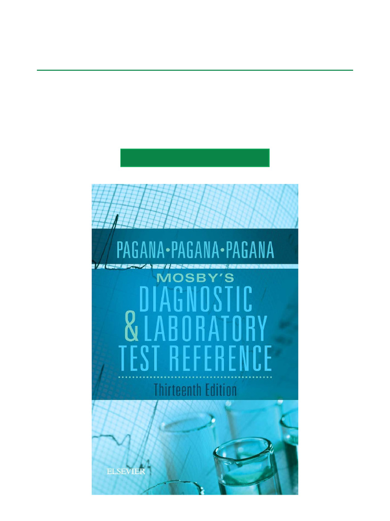 Mosby's Diagnostic and Laboratory Test Reference 13th Edition Complete ...