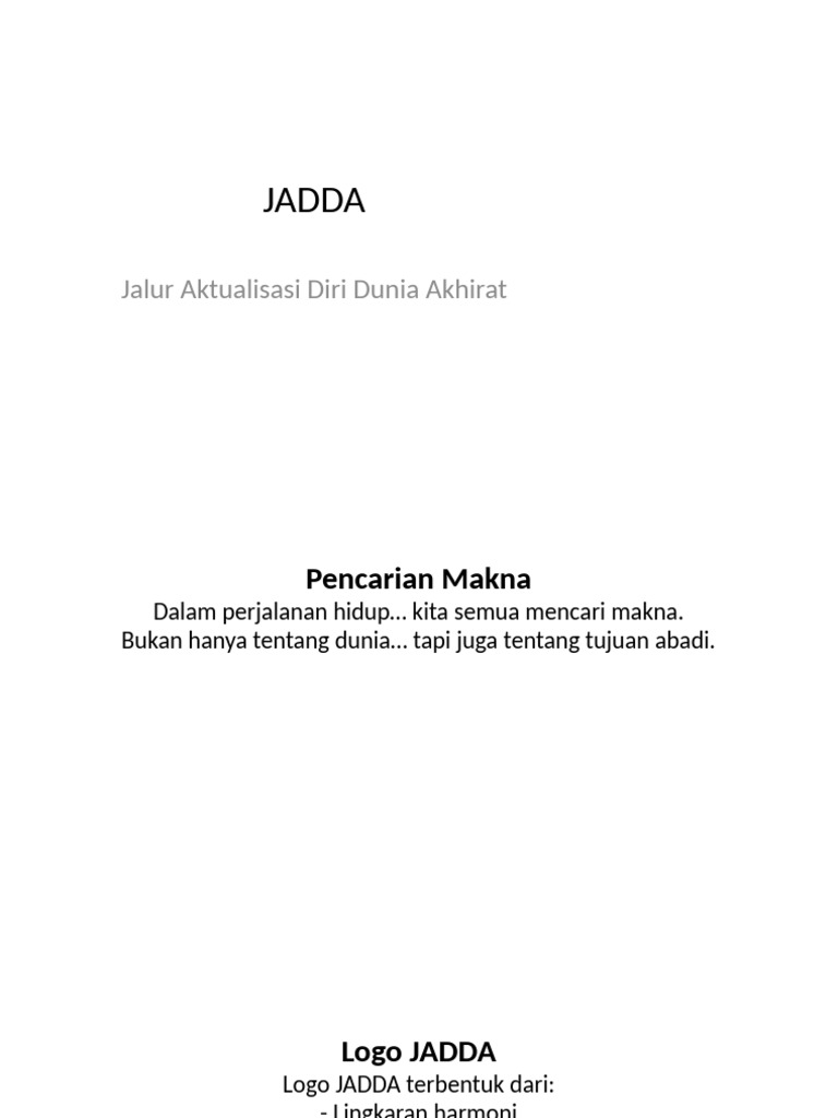 JADDA Animated Presentation | PDF