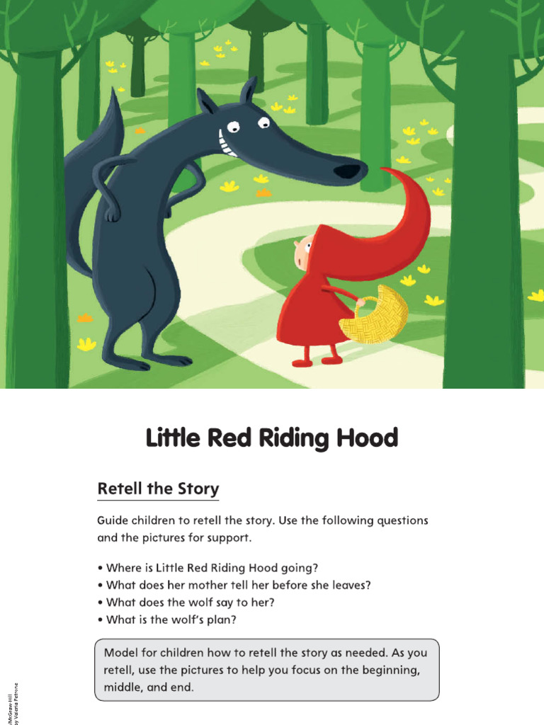 Retelling Cards. Little Red Riding Hood | PDF