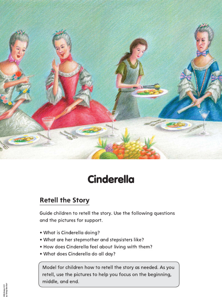 Retelling Cards. Cinderella | PDF