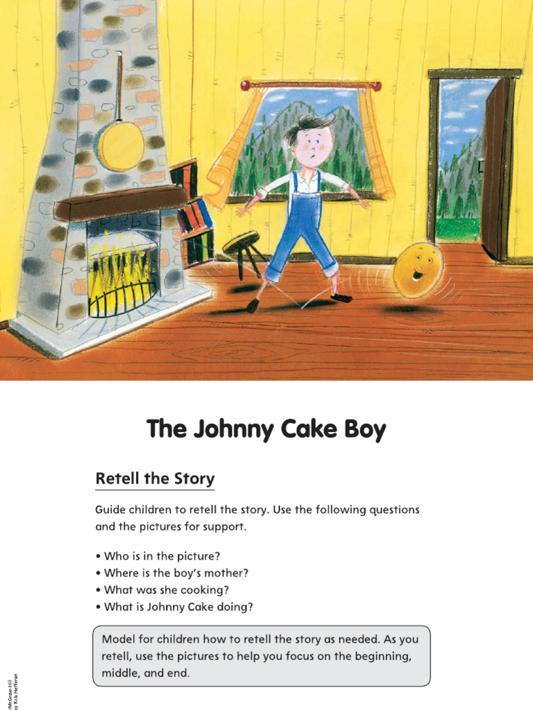 Retelling Cards. The Johnny Cake Boy | PDF
