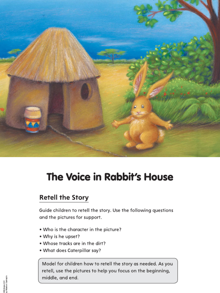 Retelling Cards. The Voice in Rabbit's House | PDF