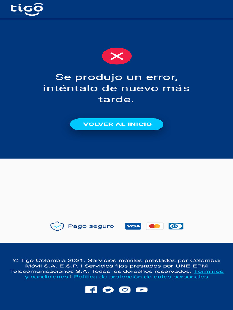 Pagos en Línea de Tigo Colombia | PDF