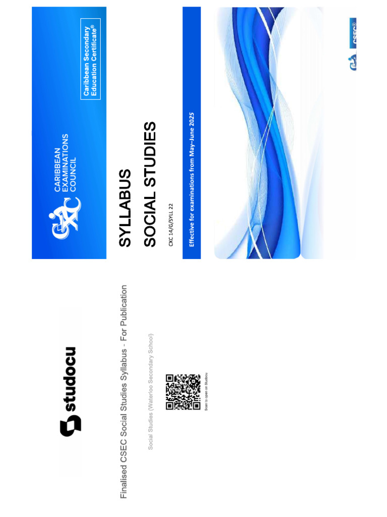 CSEC Social Studies | PDF