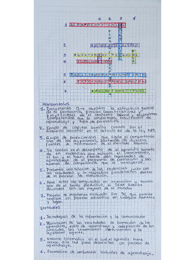 Crucigrama.AA3-EVO1.Ficha3186106 | PDF