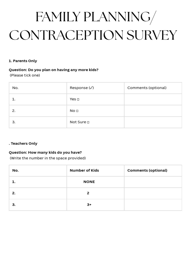 Family Planning | PDF