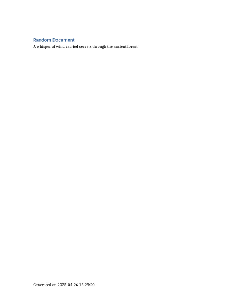 Random Document | PDF