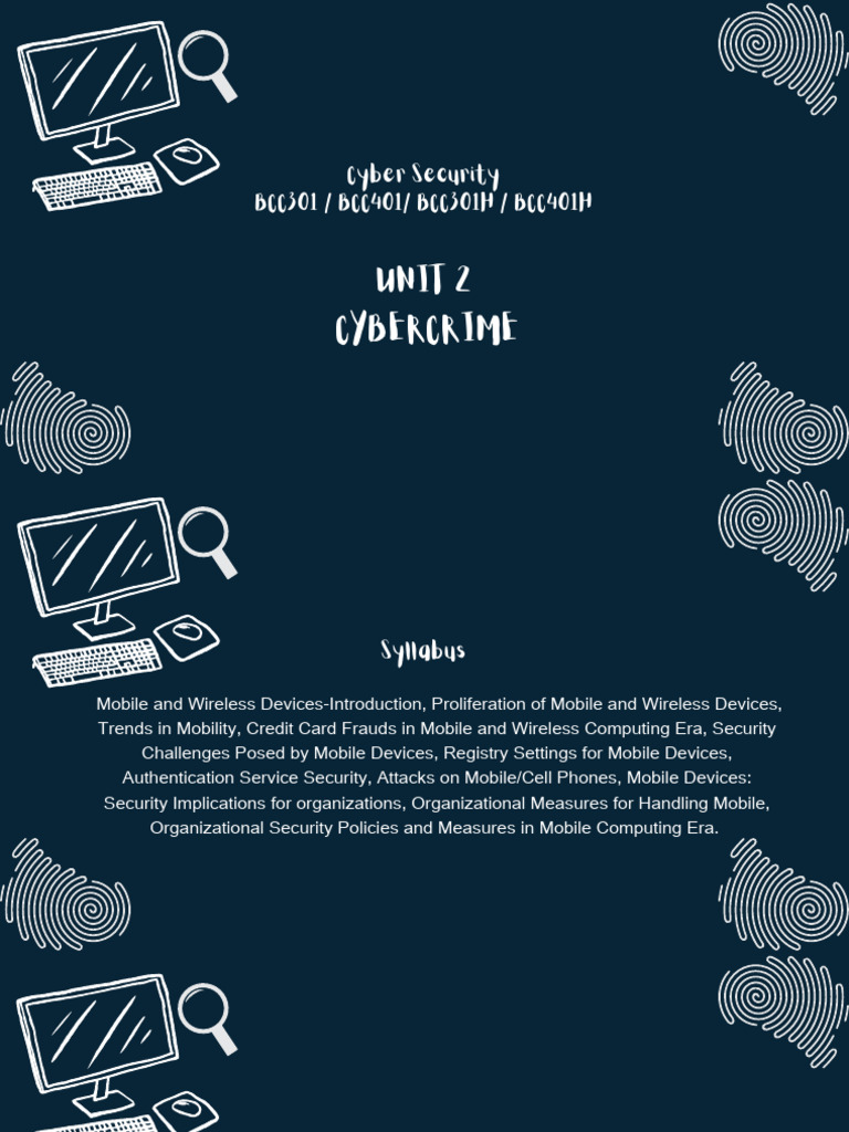 Unit 2 Cyber Security - 20240806 - 124656 - 0000 | PDF | Security | Computer Security