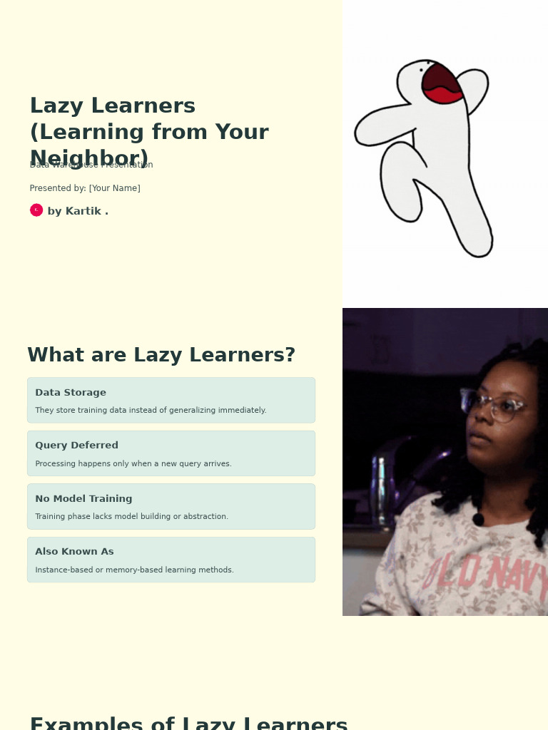 Lazy Learners Learning From Your Neighbor | PDF | Computational ...