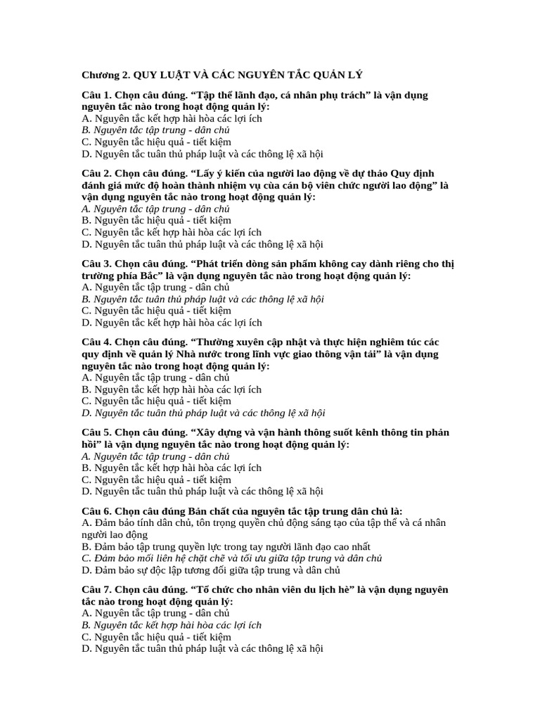 Trac Nghiem PLKT | PDF