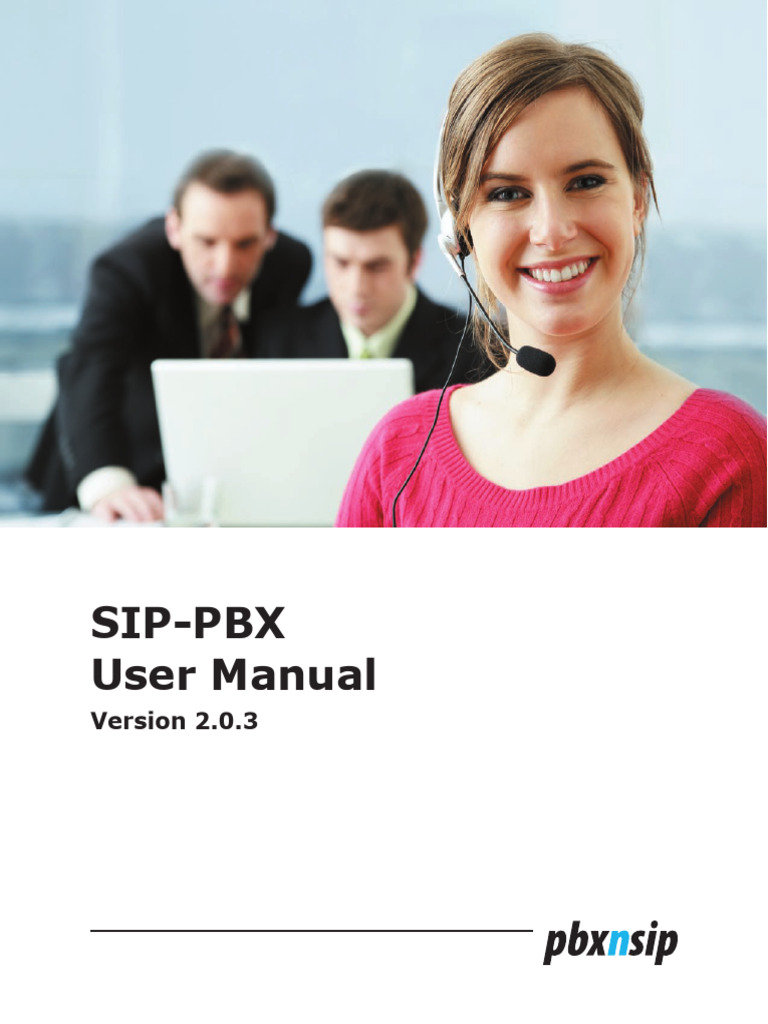 Pbsnsip Sip PBX User Manual | PDF | World Wide Web | Internet & Web