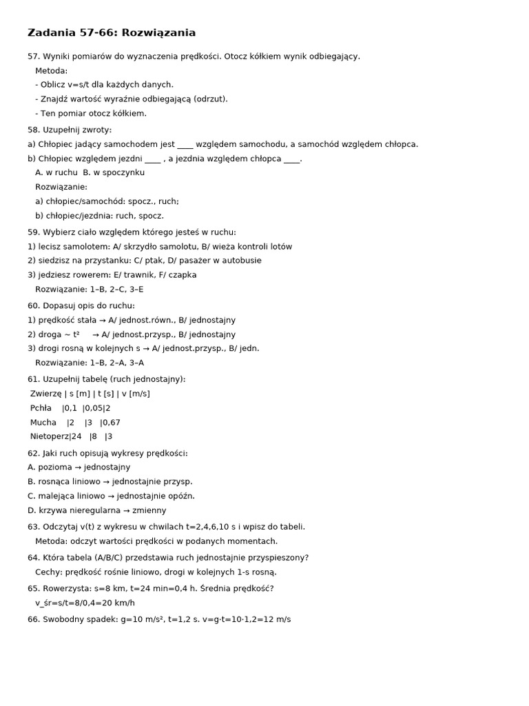 Zadania 57 66 v2b | PDF