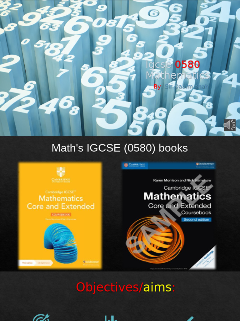 IGCSE 0580 Mathematics Guide | PDF | Square Root | Discrete Mathematics