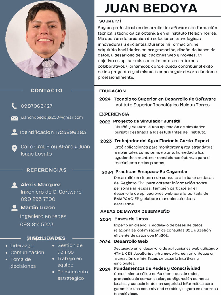 Bedoya Juan Curriculum | PDF