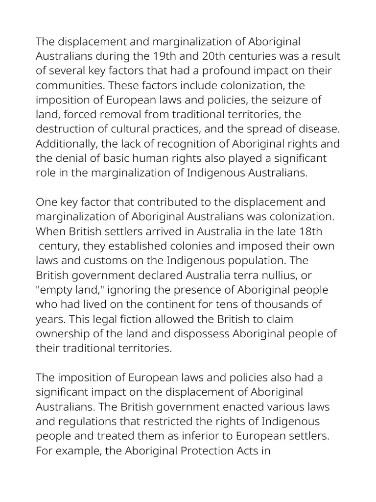 Essay About The Key Factor and It's Impact That Contributed To The ...