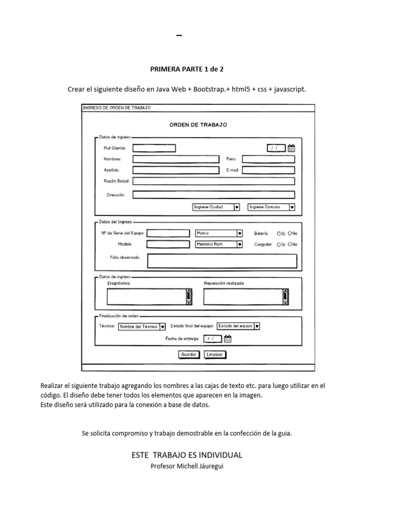 GUIA 1 - JavaWeb - 1 - de - 2 | PDF