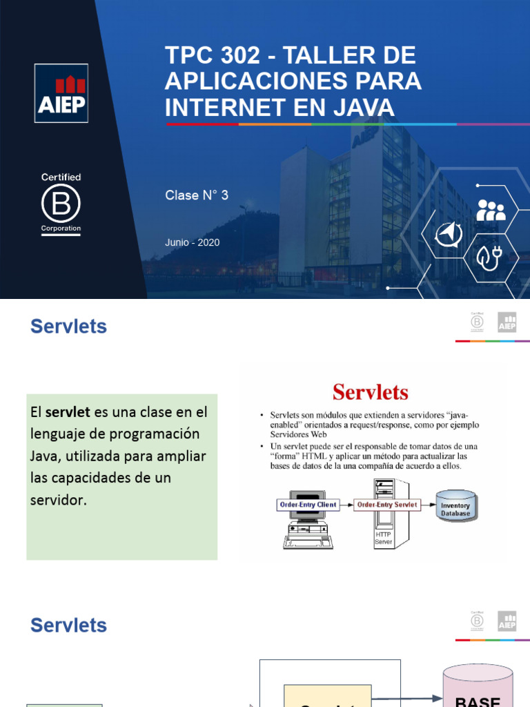 Clase - 3-TPC 302 - Taller de Aplicaciones para Internet en Java | PDF | Software | Ciencias de ...