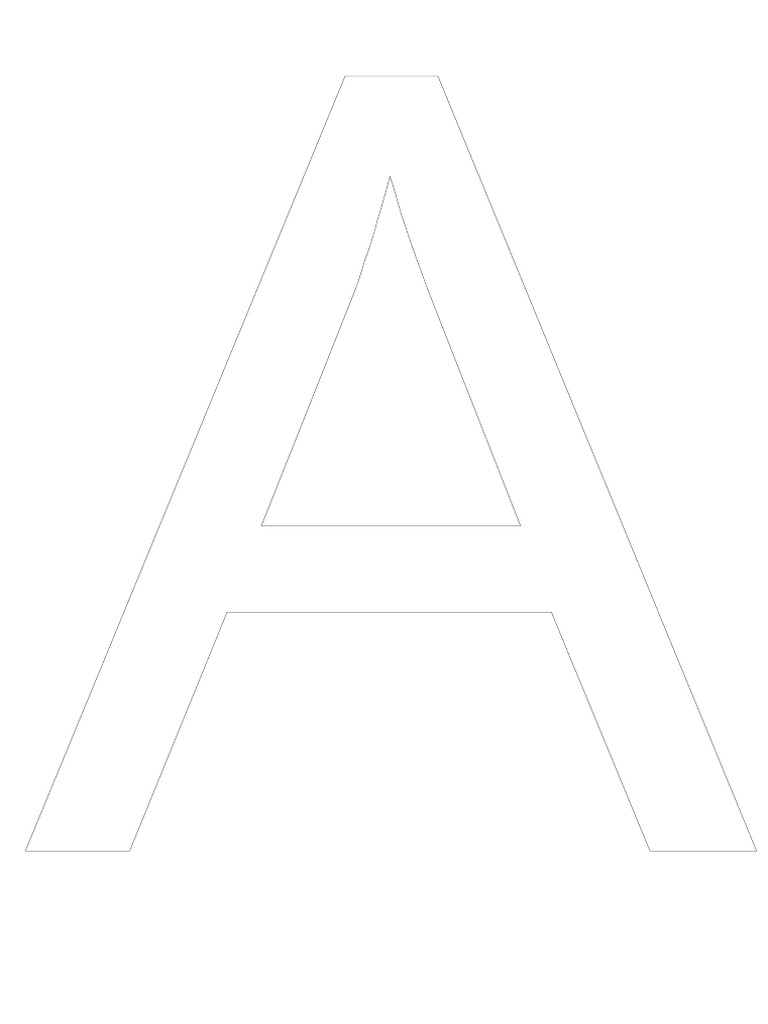 Letra A | PDF