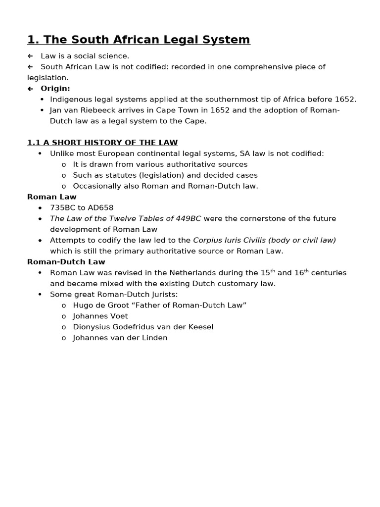 CLA1501 Notes 1 | PDF | Precedent | Offer And Acceptance