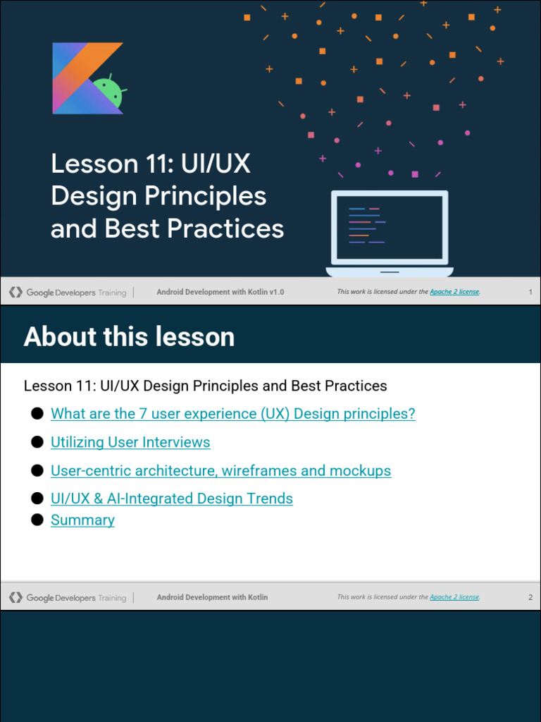 Lesson 11 UI-UX Design Principles and Best Practices | PDF | Usability ...