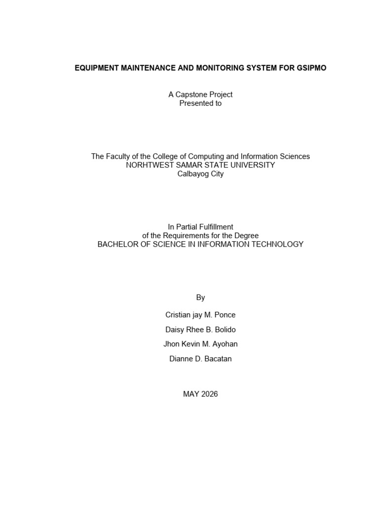 IT-IS-MODEL-THESIS-PRELIMINARY-2022 | PDF