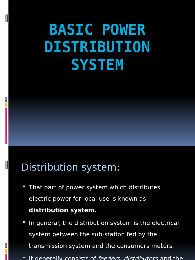 Connection Schemes in Distribution Systems | PDF | Electric Power ...