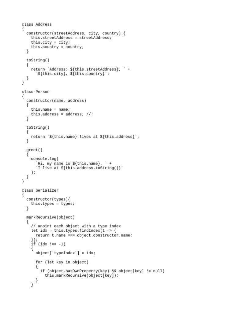 Creational - Prototype.copy Through Serialization - Js | PDF