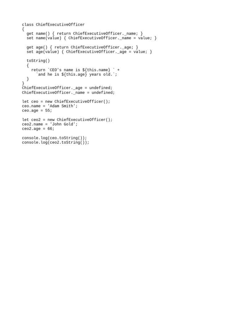 Creational.singleton.monostate.js | PDF
