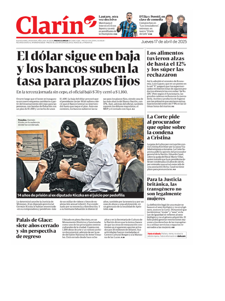 17-04-25 Clarín | PDF