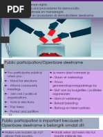 Demokrasie en Burgerskap - SW | PDF