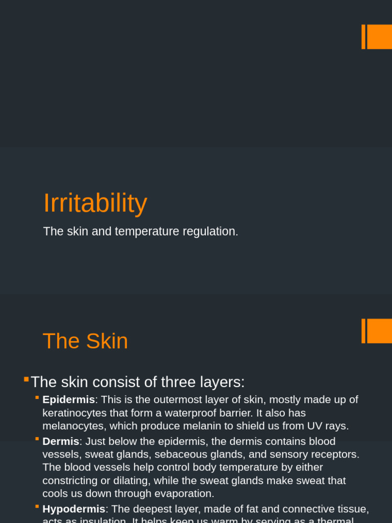 CSEC Biology The Skin and Temperature Regulation | PDF | Skin | Sunscreen
