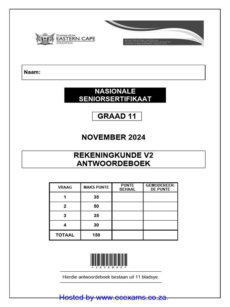 ACC P2 AB GR11 NOV 2024 AFR D - Watermark | PDF