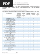 Lower Extremity Functional Scale-Spanish - 250206 - 155008 | PDF