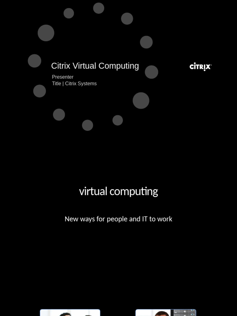 Citrix Virtual Computing Solutions Guide | PDF | Citrix Systems | Mobile App
