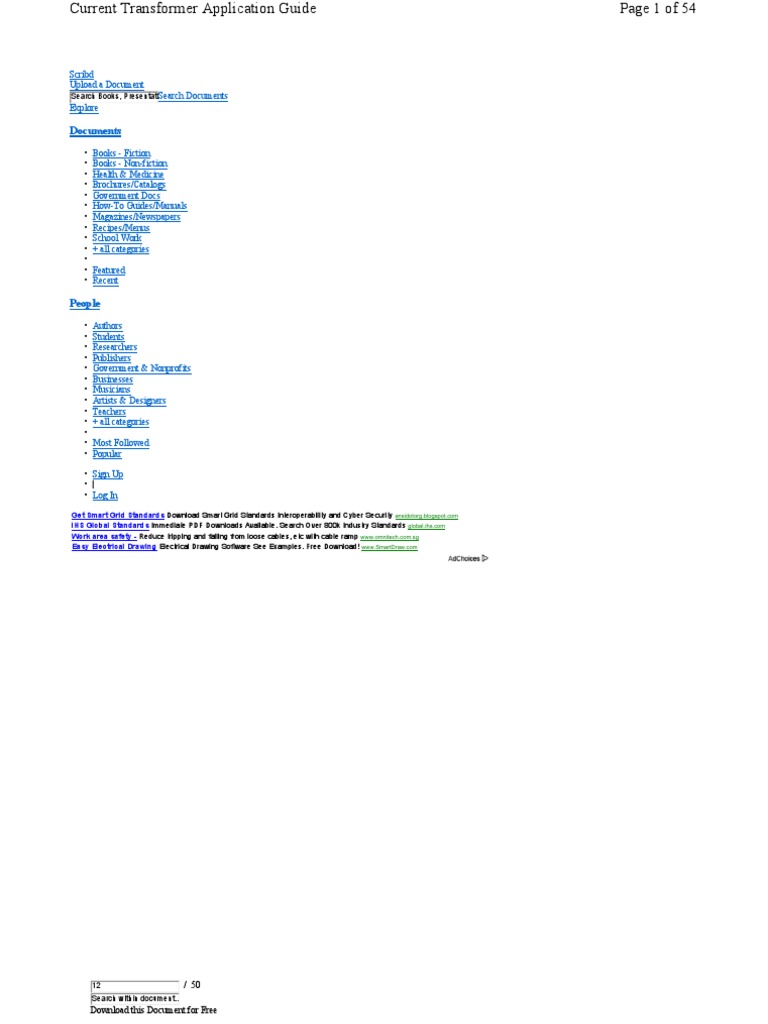 Current Transformer Application Guide | PDF | Power Electronics | Electronic Engineering