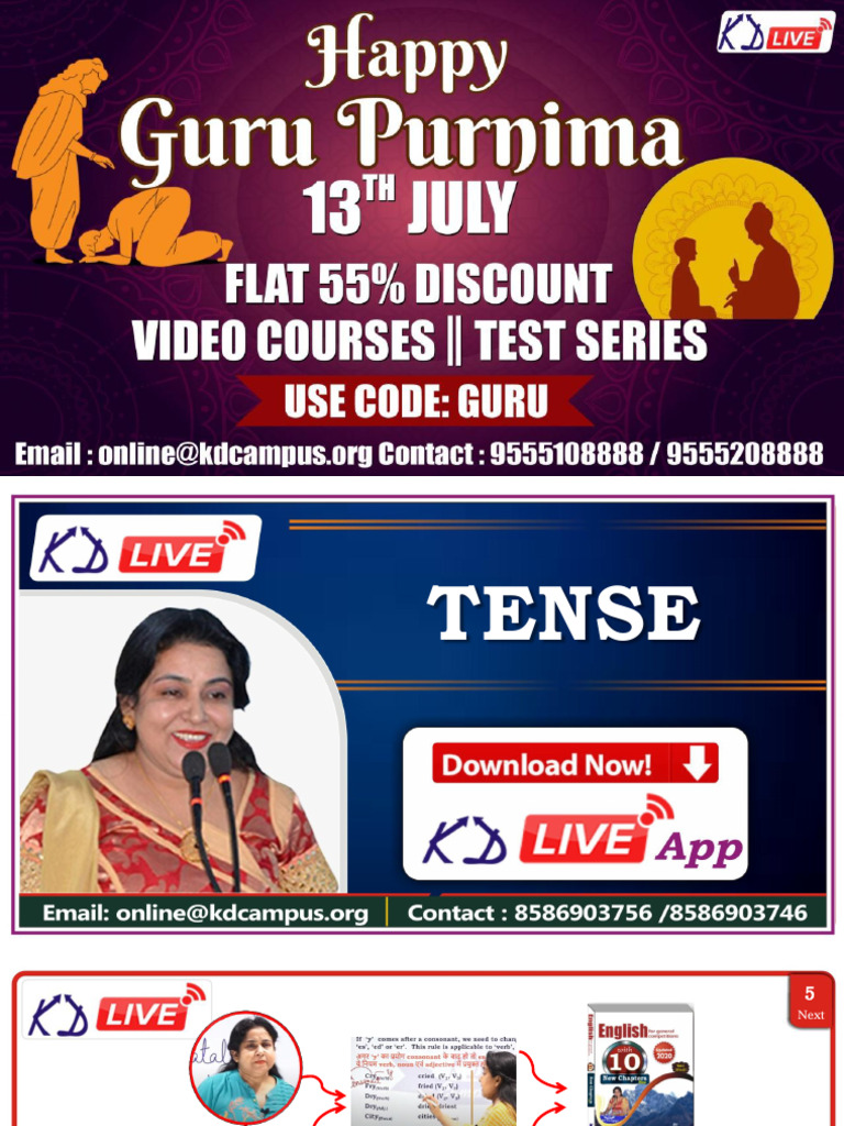 Neetu Ma'Am Tense | PDF | Grammatical Tense | Verb
