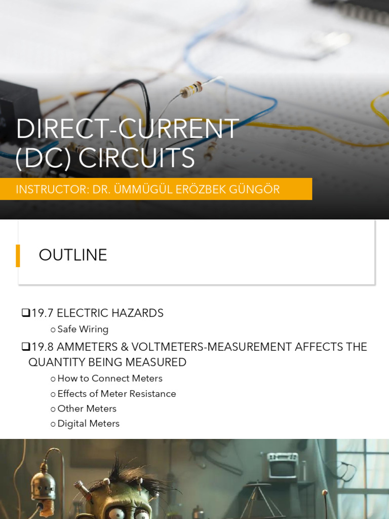 Direct-Current (DC) Circuits: Instructor: Dr. Ümmügül Erözbek Güngör | PDF | Electrical ...