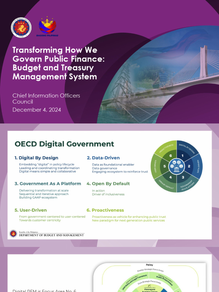 Transforming How We Govern Public Finance - Budget and Treasury ...