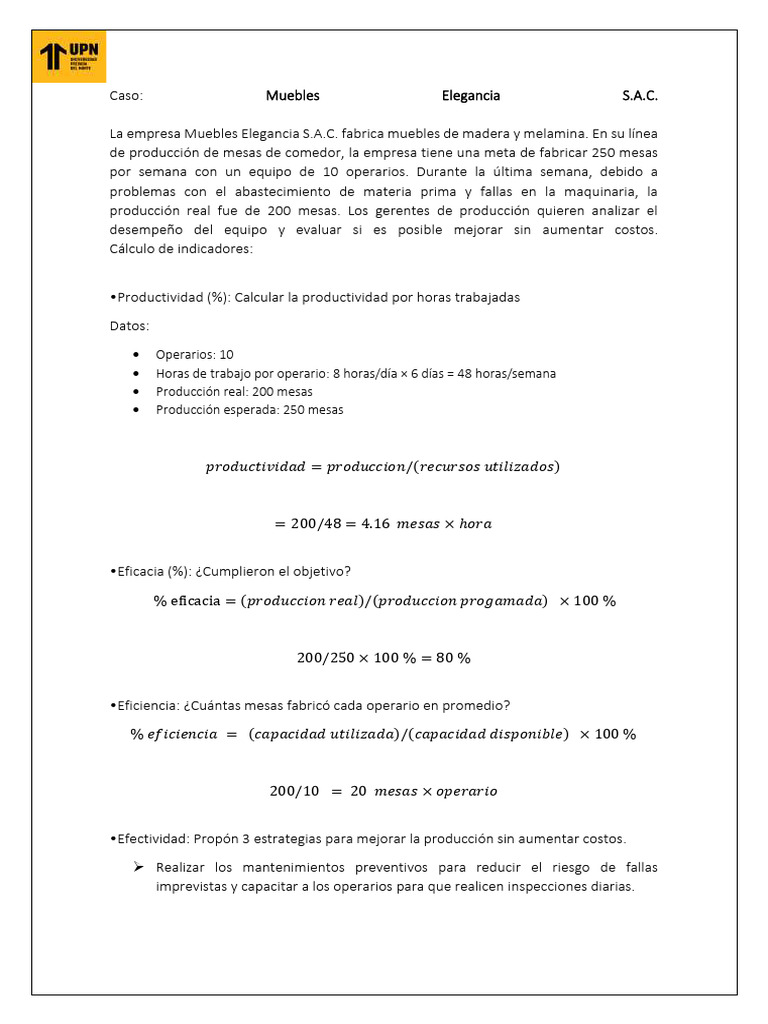 Jpra - Act Caso Muebles Elegancia | PDF